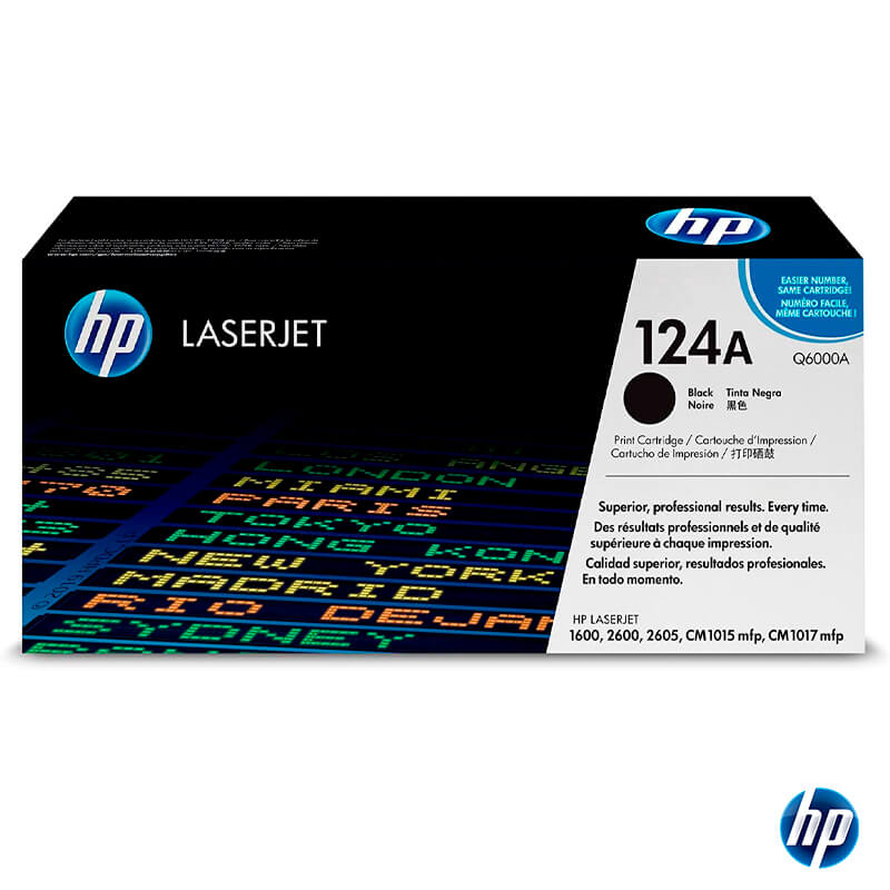 Cartucho Toner HP 124A Negro Q6000A - LYM DIGITAL