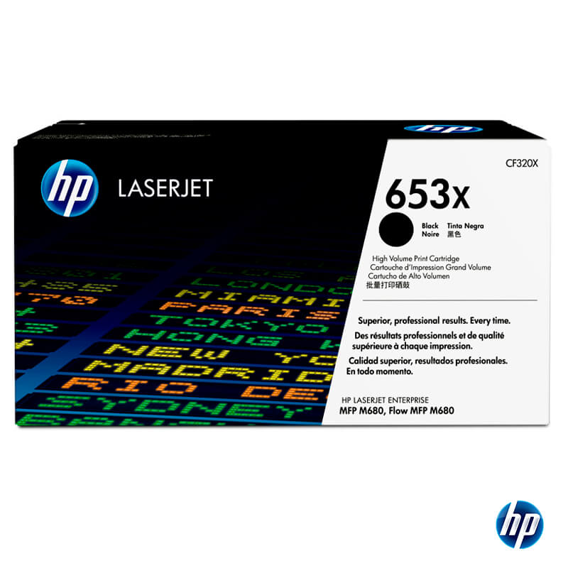 Cartucho Toner HP 653X Negro CF320X - LYM DIGITAL