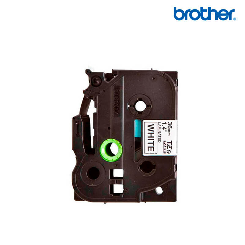 Cinta Brother TZE-261 Negro Sobre Blanco 1.5" (36mm) - LYM DIGITAL