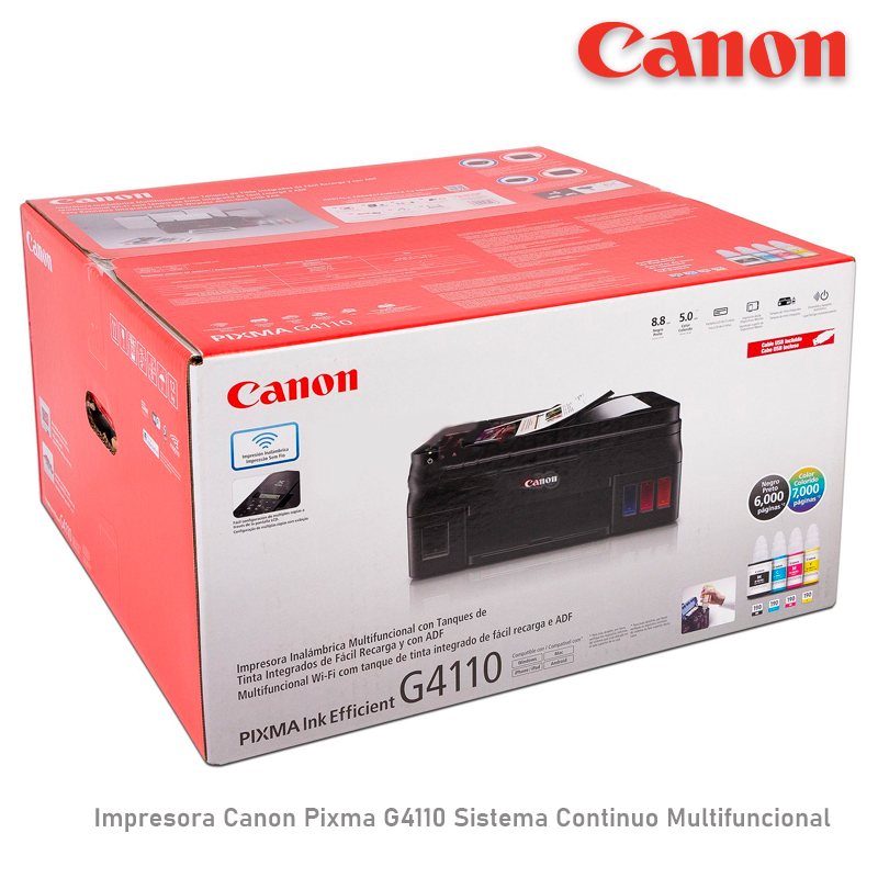 Impresora Canon Pixma G4110 Sistema Continuo Multifuncional - LYM DIGITAL