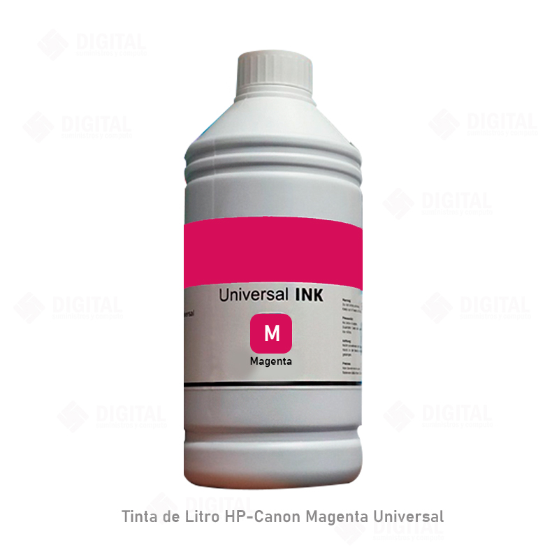 Tinta de Litro HP-Canon Magenta Universal - LYM DIGITAL
