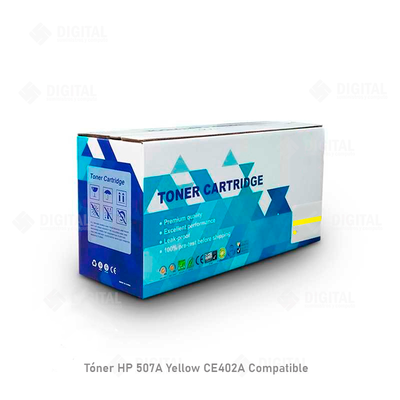 Tóner HP 507A Yellow CE402A Compatible - LYM DIGITAL