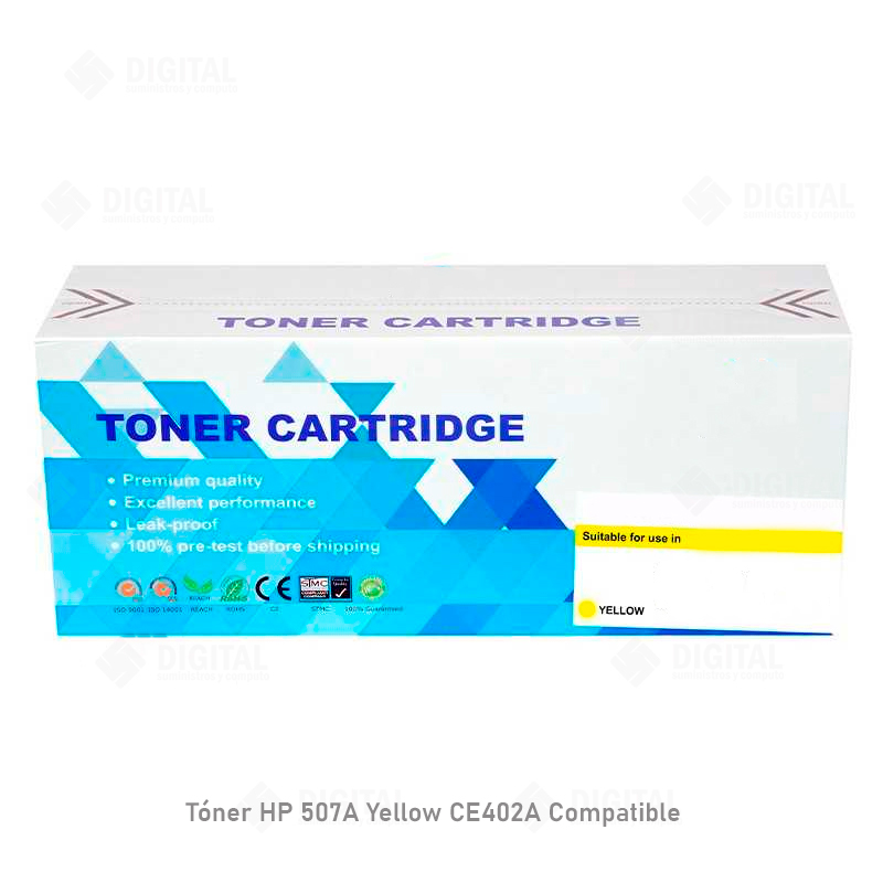 Tóner HP 507A Yellow CE402A Compatible - LYM DIGITAL