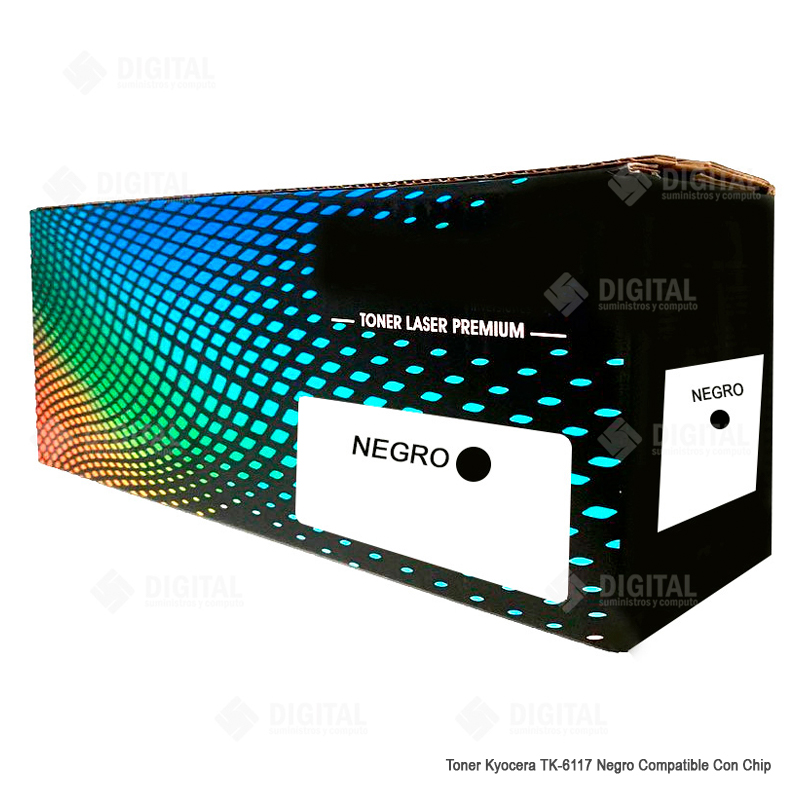 Toner Kyocera TK-6117 Negro Compatible Con Chip - LYM DIGITAL