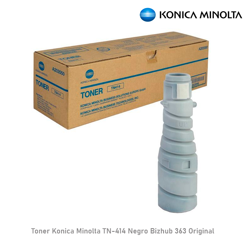 Toner Konica Minolta TN-414 Negro Bizhub 363 Original - LYM DIGITAL
