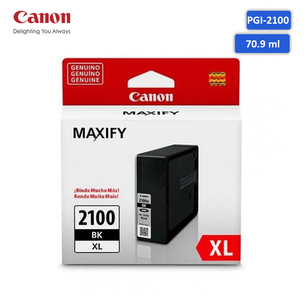 Tinta Canon PGI-2100 XL Black Original - LYM DIGITAL